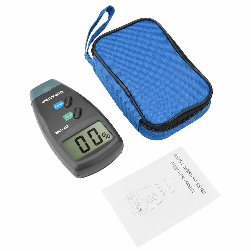 Влагомер древесины MD-4G, 4-контактный, диапазон 5-40%