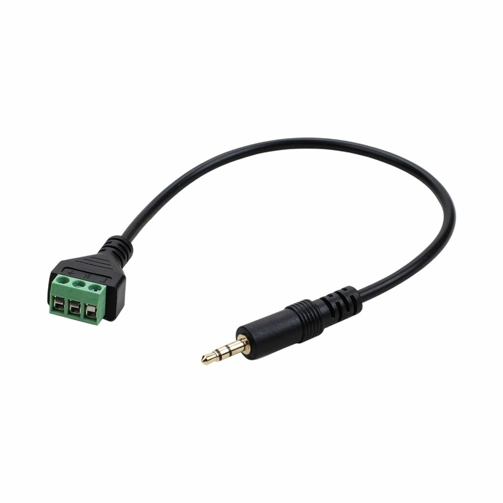 Адаптеры с 3 контактами AV для 3.5 мм TRS стерео разъемов, кабель 30 см, 1pc