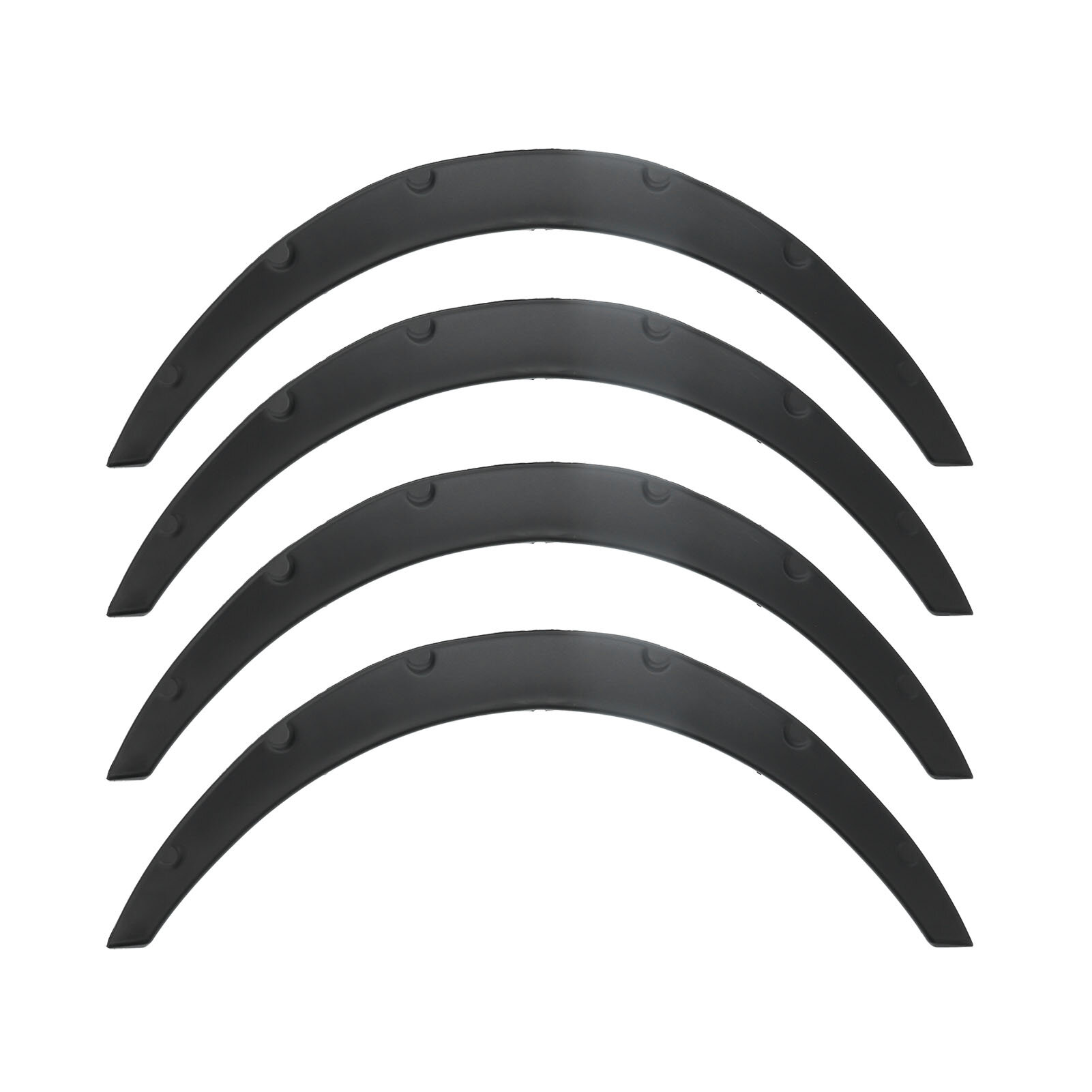 4 шт. Защитные накладки на колесные арки, гибкие, полипропиленовые, расширенные декоративные накладки на колесные арки, универсальные для автомобилей 80 мм / 3,1 дюйма