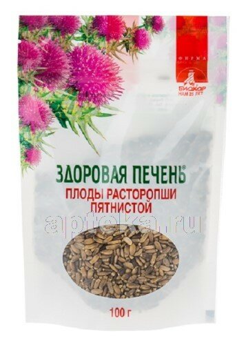 Расторопша плоды биокор 100 гр пак