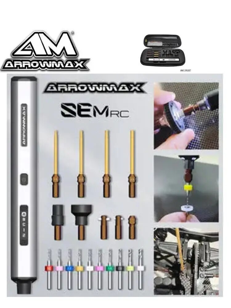 GWOLVES ARROWMAX AM-199207 SEM RC Дифференциальный прибор и электрическая отвертка Gray