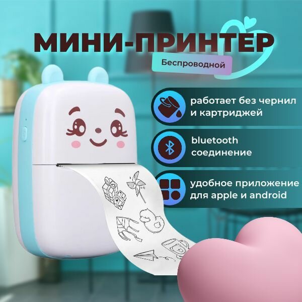 Мини-принтер термо, Монохромный