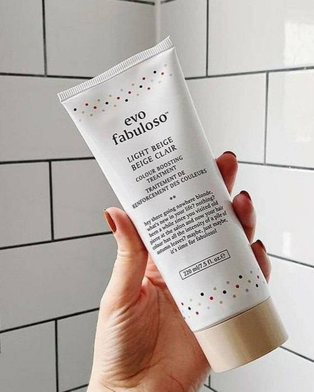 Бальзам-Уход Evo Fabuloso LIGHT BEIGE, для окрашенных волос, светлый беж, 220мл