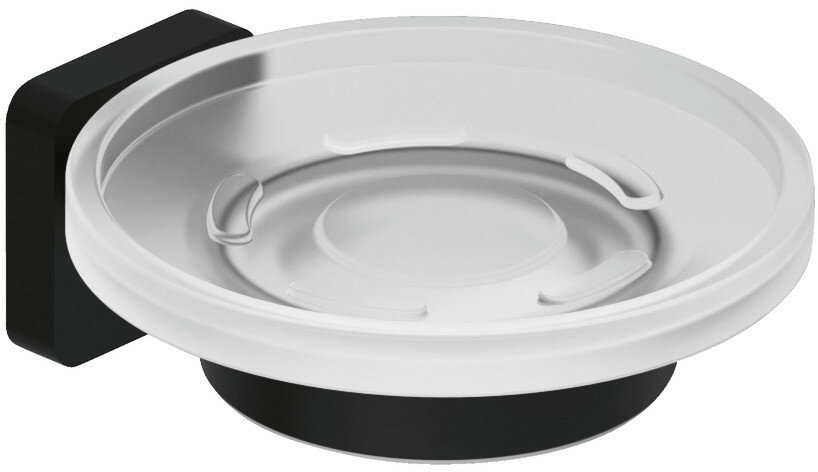 Мыльница подвесная KLUDI VELA S 2598539 (черный матовый)