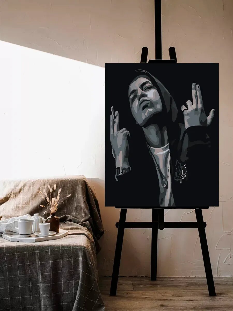 Картина по номерам Элджей Русский Рэпер