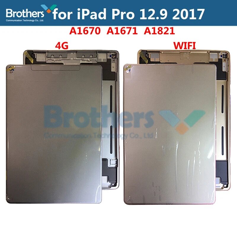 Корпус аккумулятора для Apple iPad Pro 12.9 2017, крышка аккумулятора для iPad A1670 A2014 Silver