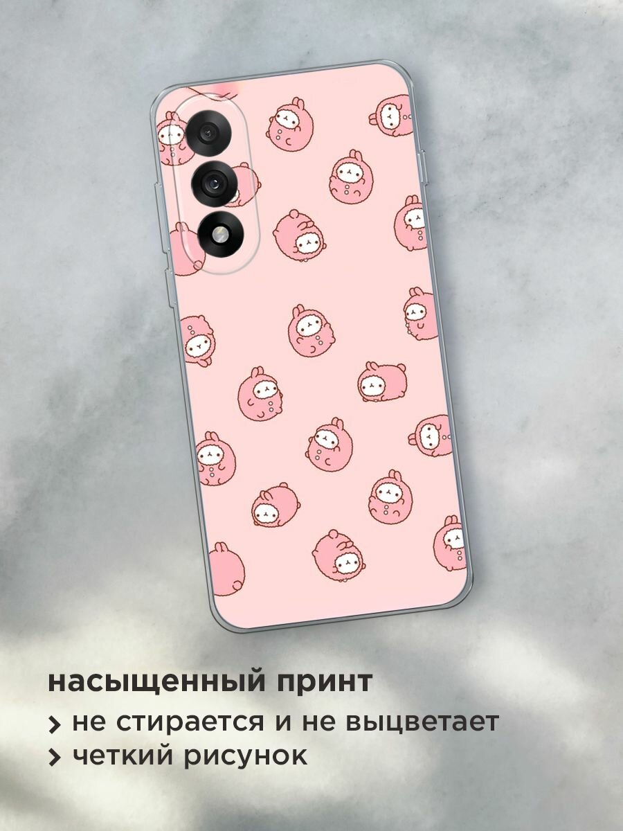 Чехол на OnePlus Nord 5 / Ван Плас Норд 5 с принтом "Зайчики в капюшонах" — фото 1
