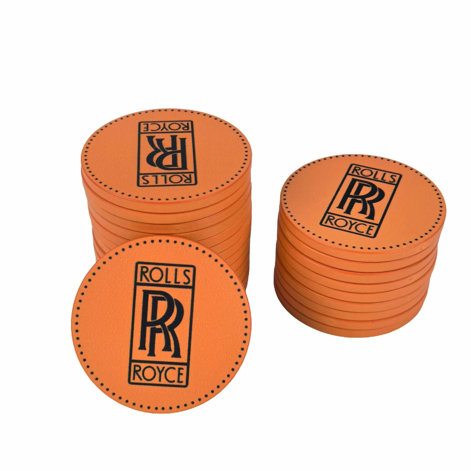 Аксессуары для настольных игр и покера: Керамические фишки Rolls Royce 43 мм без номинала