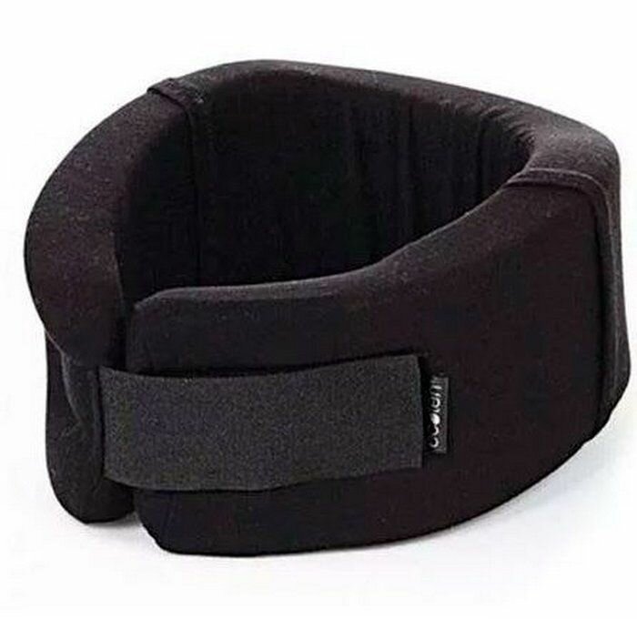 Бандаж Экотен для фиксации шейного отдела позвоночника, для взрослых, высота 11 см, длина 50 см, черный