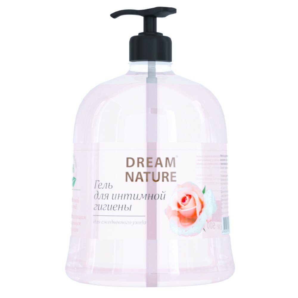 DREAM NATURE гель для интимной гигиены с молочной кислотой и витаминным комплексом 500 мл