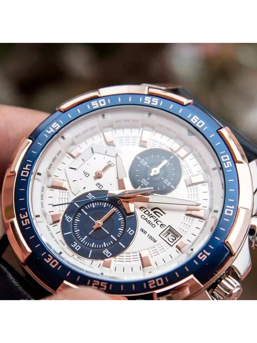 Наручные часы CASIO Edifice, синий — фото 1