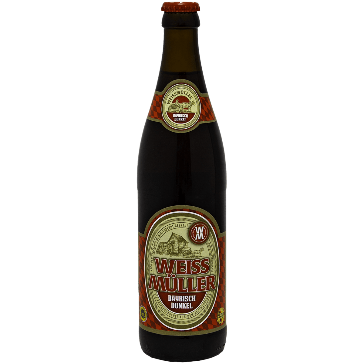 Пиво WeissMuller Bayrisch Dunkel темное 0,5 л