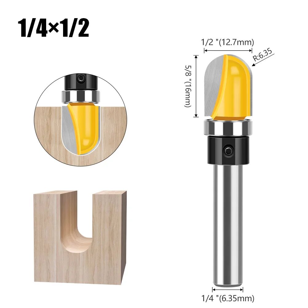 Фреза для резки дерева 6.35мм 6мм 01
