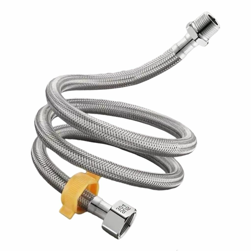 Гибкий 4-точечный шланг для водонагревателя с удлиненным входным патрубком, - 500CM