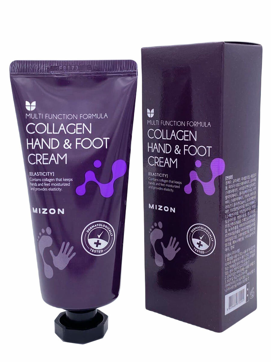 MIZON Крем для рук и ног с коллагеном Collagen Hand And Foot Cream, 100 мл