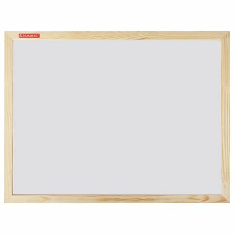 Доска магнитно-маркерная 45х60 см, деревянная рамка, BRAUBERG "Wood", 238794