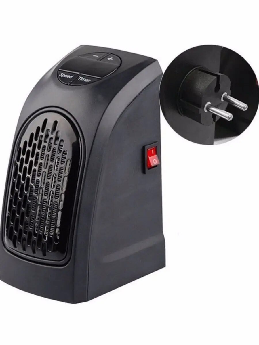 Настенные обогреватели, бытовые обогреватели, электрические печи мини, черный