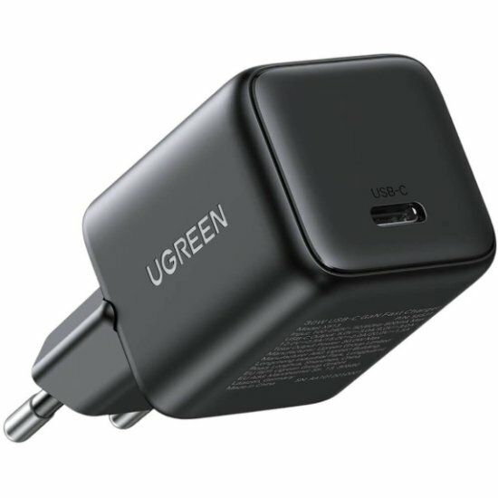 Сетевое зарядное устройство Ugreen X513 30Вт, USB-C, быстрая зарядка GaN, черный(65007)