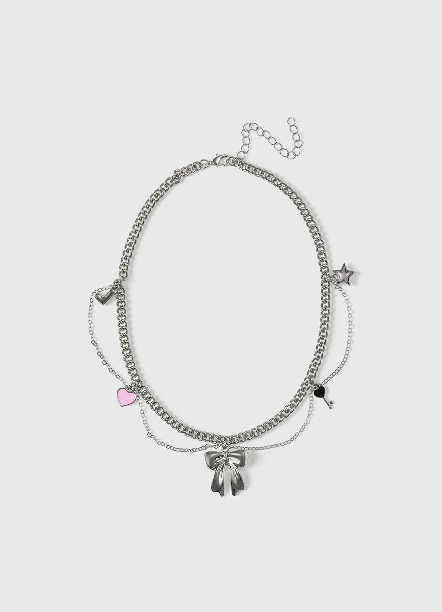 Колье, стекло