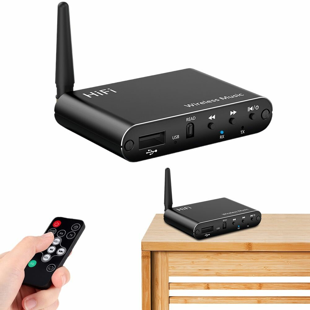 Bluetooth-совместимый аудиоадаптер HiFi беспроводной стереоприемник-передатчик