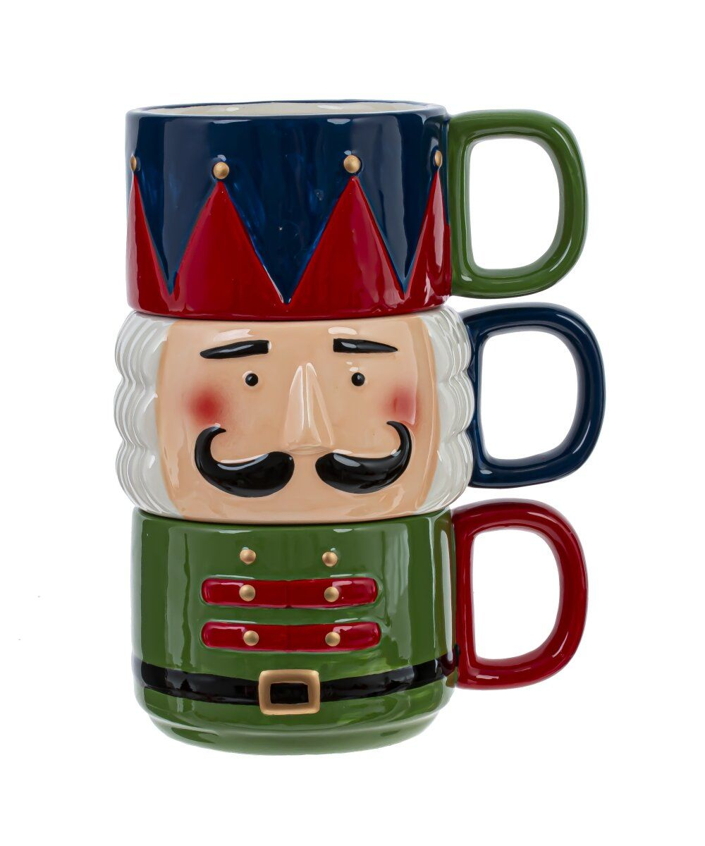 Набор из 3шт, Кружка "Щелкунчик", 300 мл, L14,5 W10 H20 см