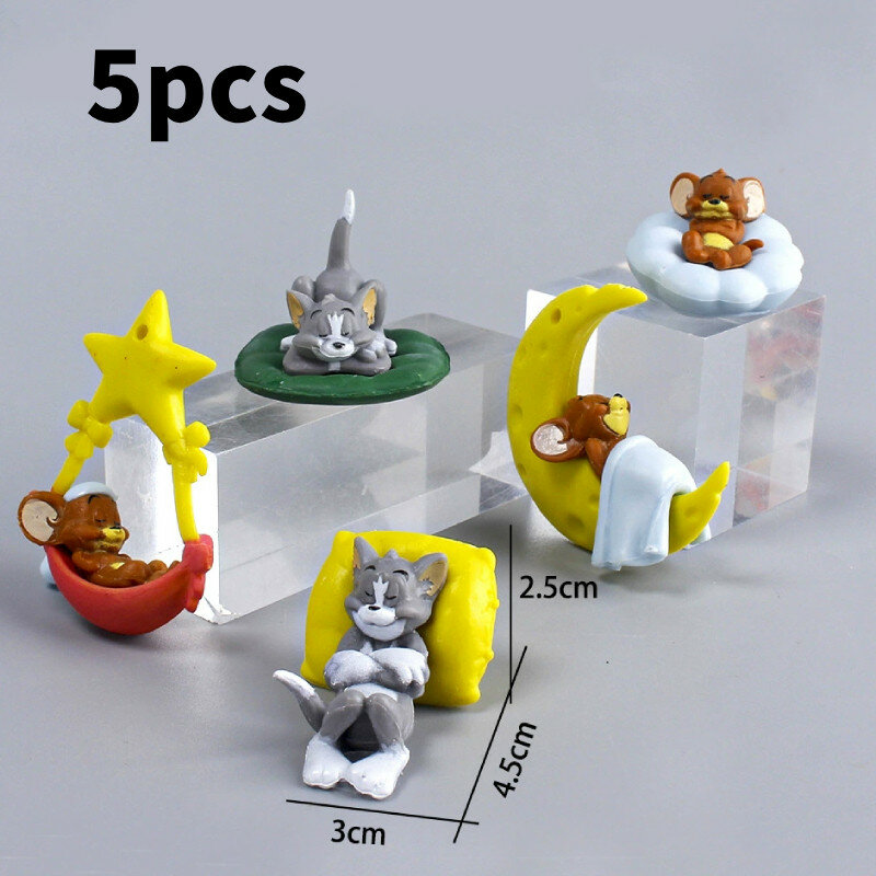 Tom and jerry pvc фигурка машины sleepy friends для коллекционеров и подарков