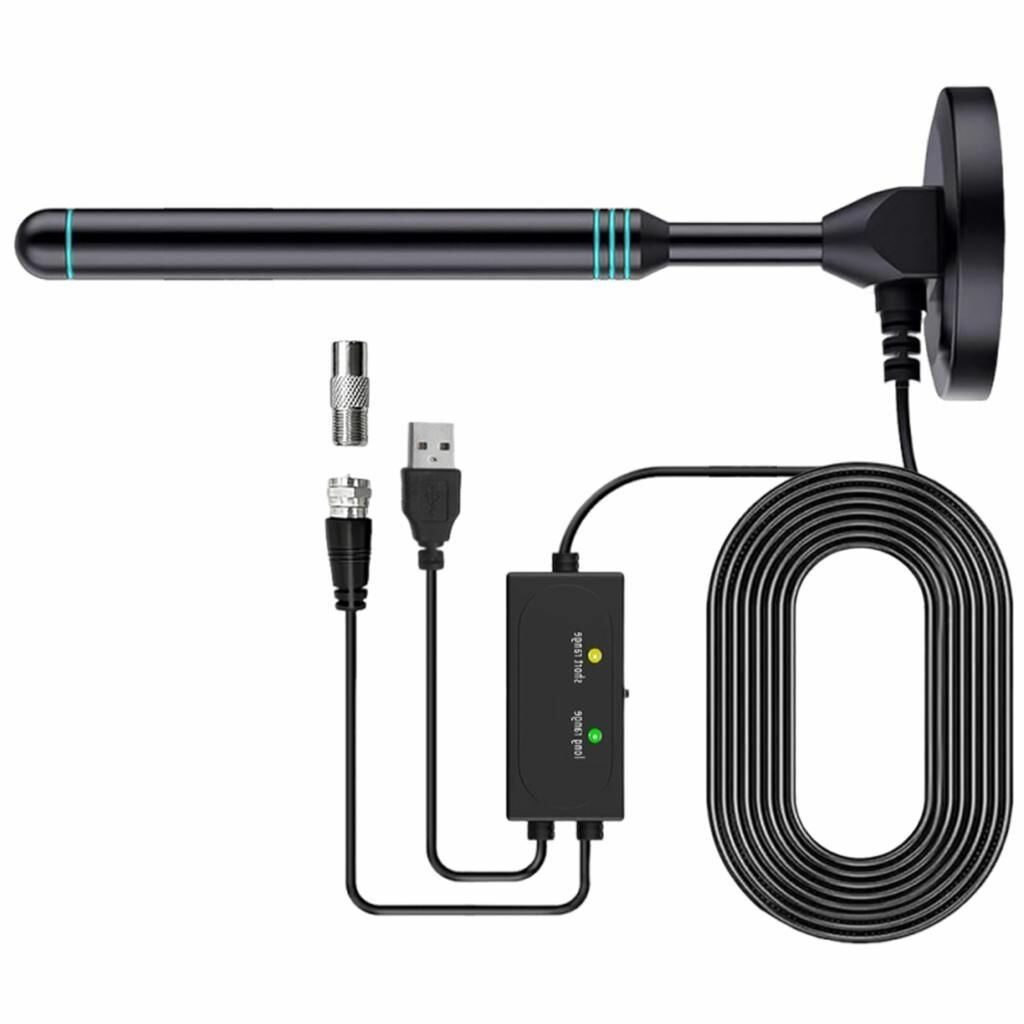 4K 1080P Цифровая антенна, внутренняя и наружная антенна с усилением и быстрым откликом, усилитель для местных каналов, асар