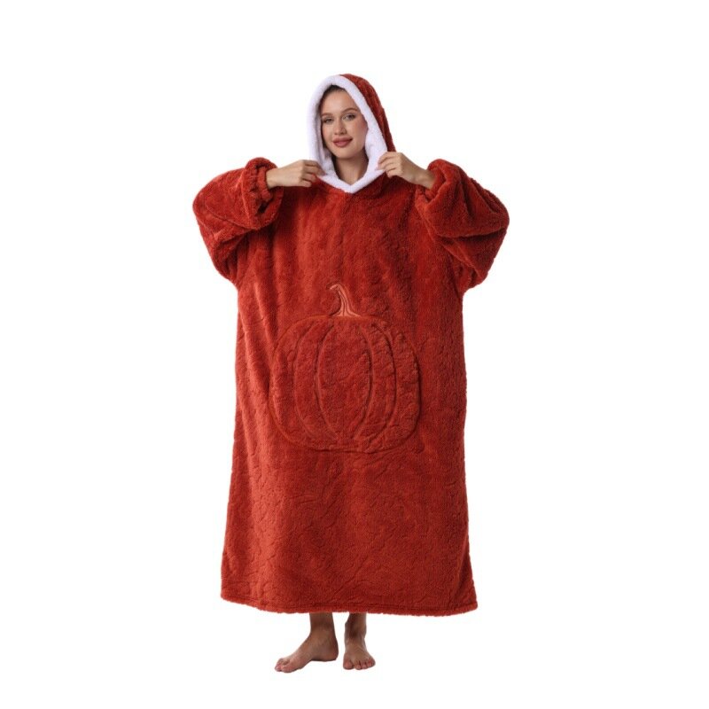 Толстовка-плед с капюшоном