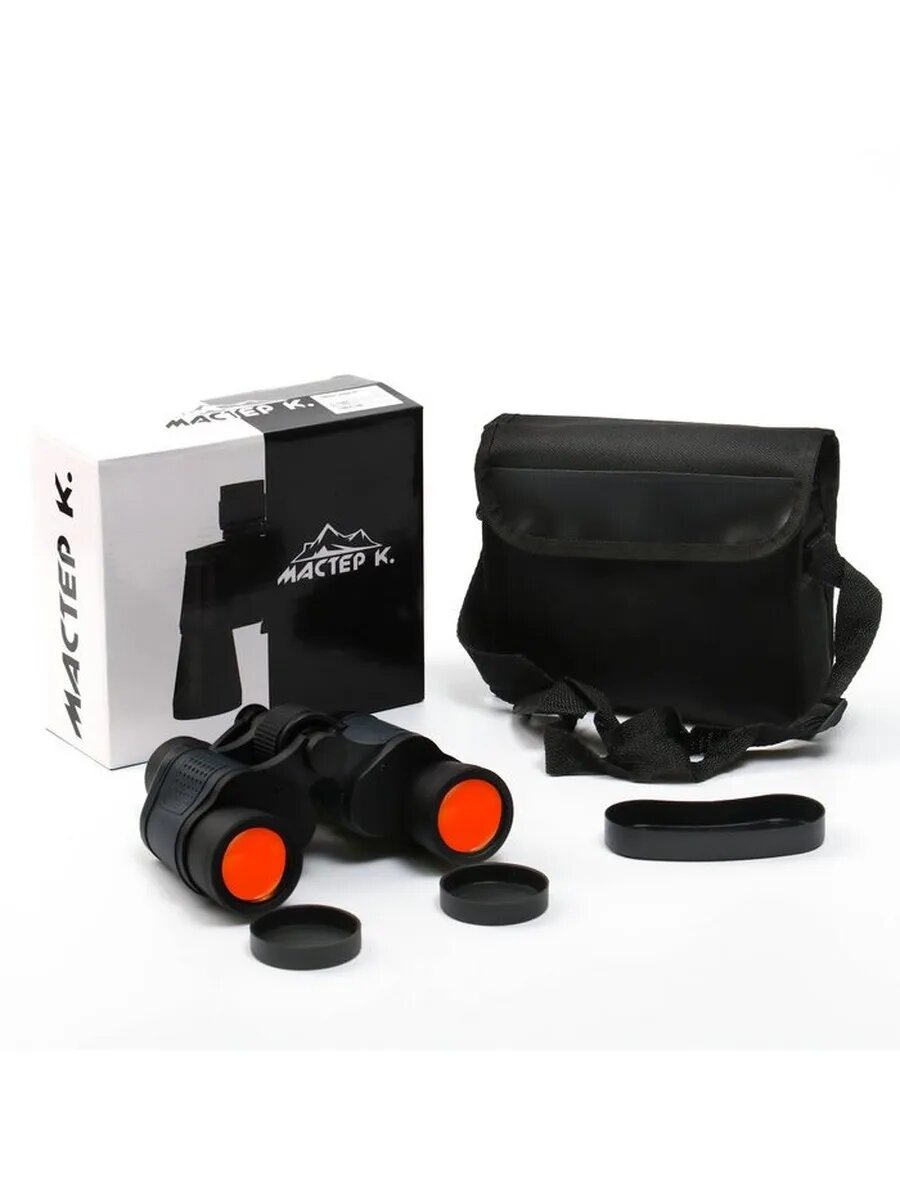 Бинокль 10х40, "Тайга", черный, прорезиненные вставки