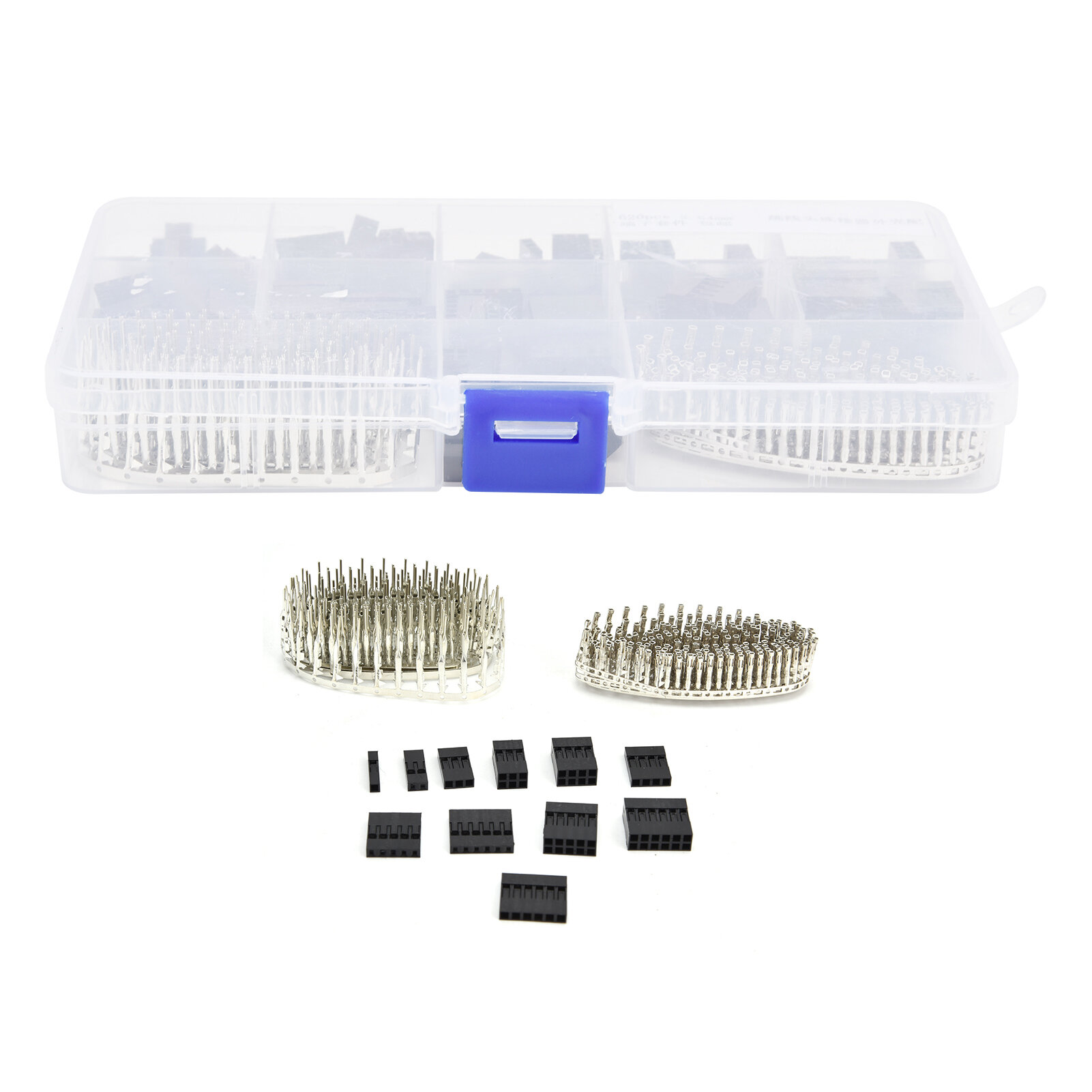 620Pcs Crimp Pin Terminal Kit 2.54mm Connector Housings Assortment 18 26AWG 250V 3A