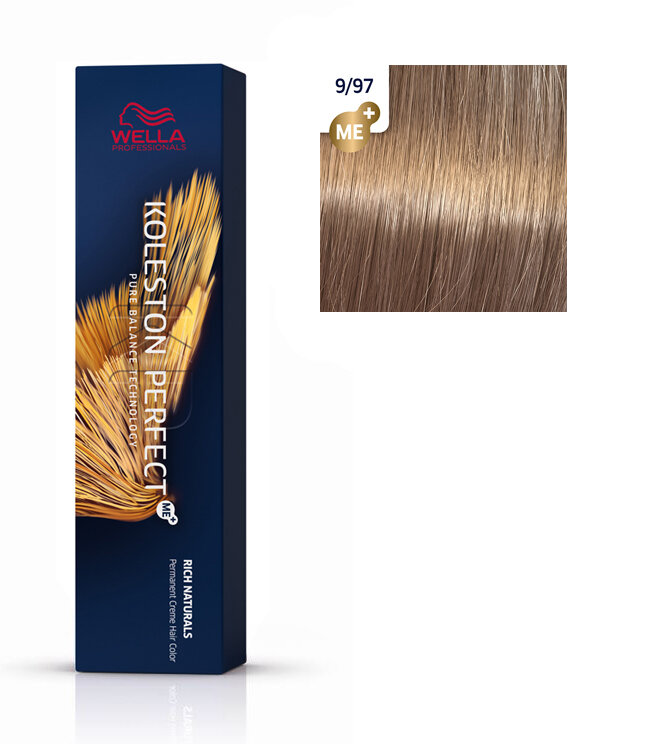 Wella Koleston Perfect ME+ 9/97 Айриш крем/очень светлый блонд сандрэ-коричневый Стойкая крем-краска для волос, 60 мл
