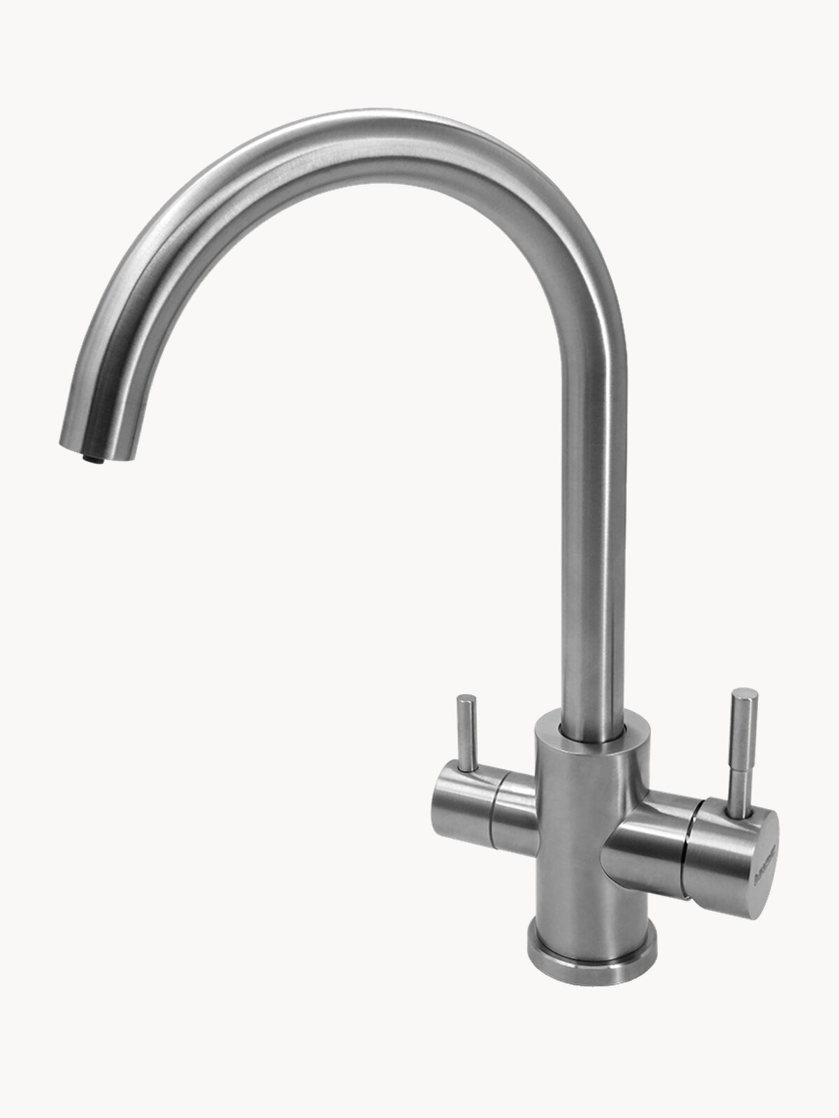 Смеситель для кухни с краном для питьевой воды барьер SAFE-03SN, Сатиновый никель