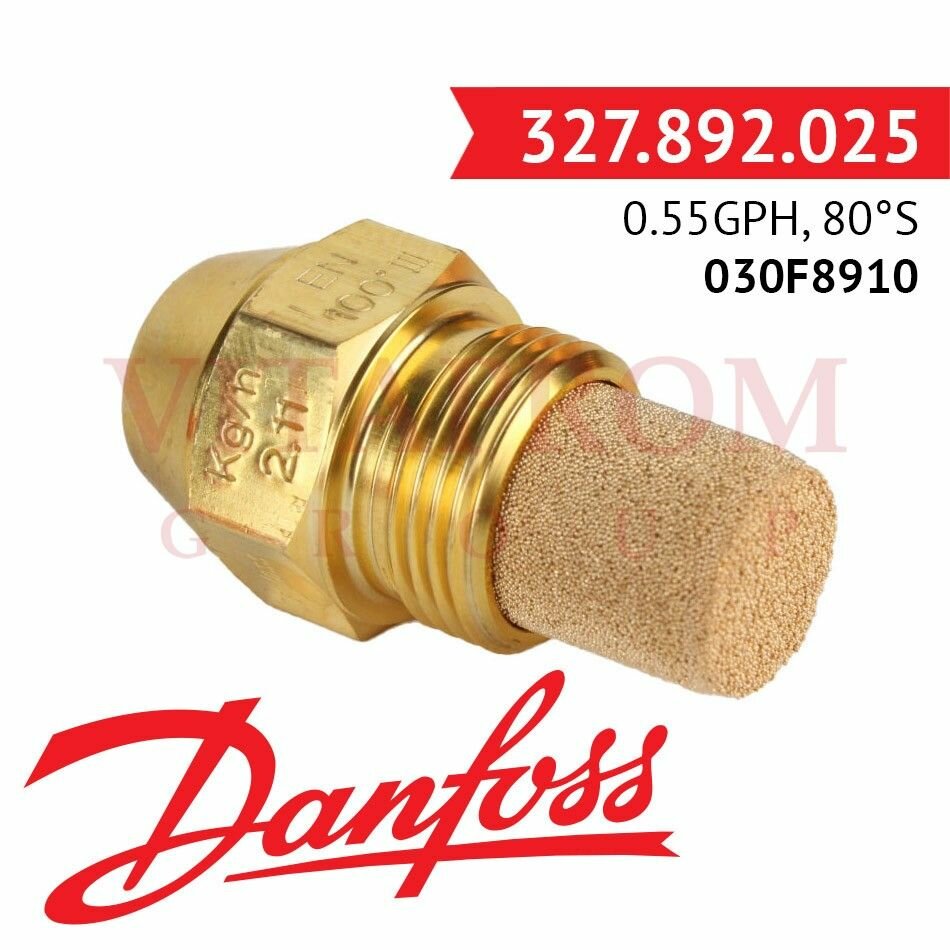 Форсунка Danfoss 0.55GPH, 80S, 030F8910 — фото 1