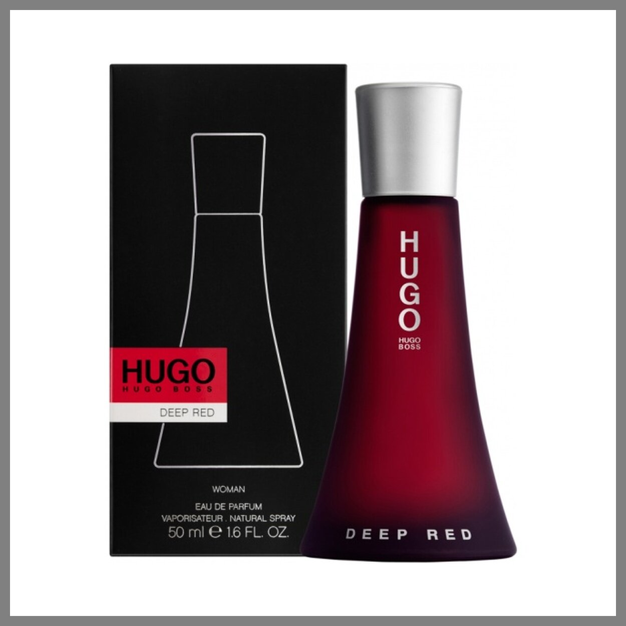 Hugo Boss Deep Red фруктовая и цветочная парфюмерная вода для женщин 50мл