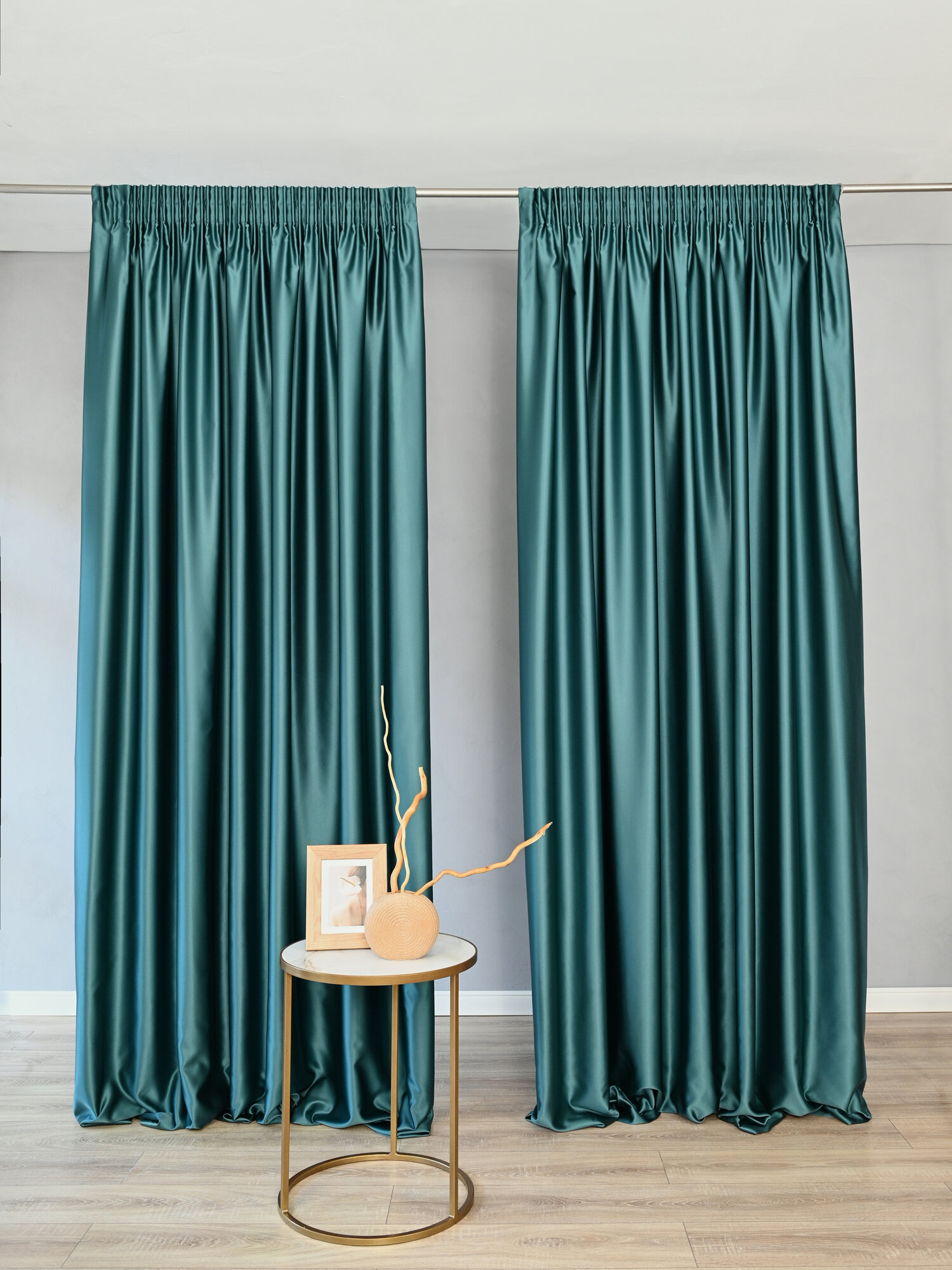 Шторы глянцевые 300х250 (2 шт), Evrika Home