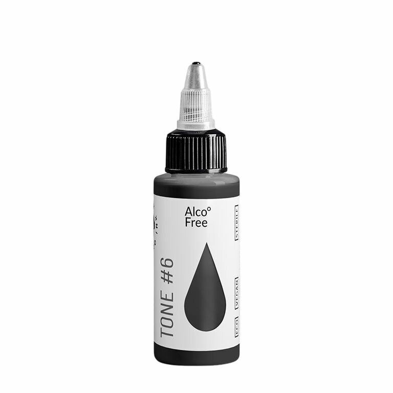 Краска для тату серая GREY PASTEL CLASSIC SET - TONE #6 Gallery Tattoo Ink, 50 мл