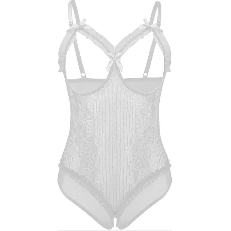 S-3XL Эротическое нижнее белье женское, сексуальное кружевное платье, сексуальный Белый, XXL, 4White