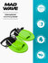 Ласты для брасса MAD WAVE Positive drive, с открытой пяткой, короткие, цвет зеле...