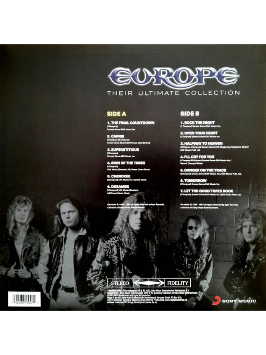 Europe - Their Ultimate Collection — фото 1
