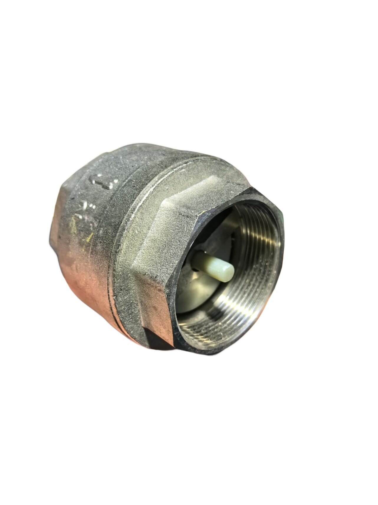 Обратный клапан 2", DN50, пластиковый шток, никелированный, арт. VT.161. N.09.