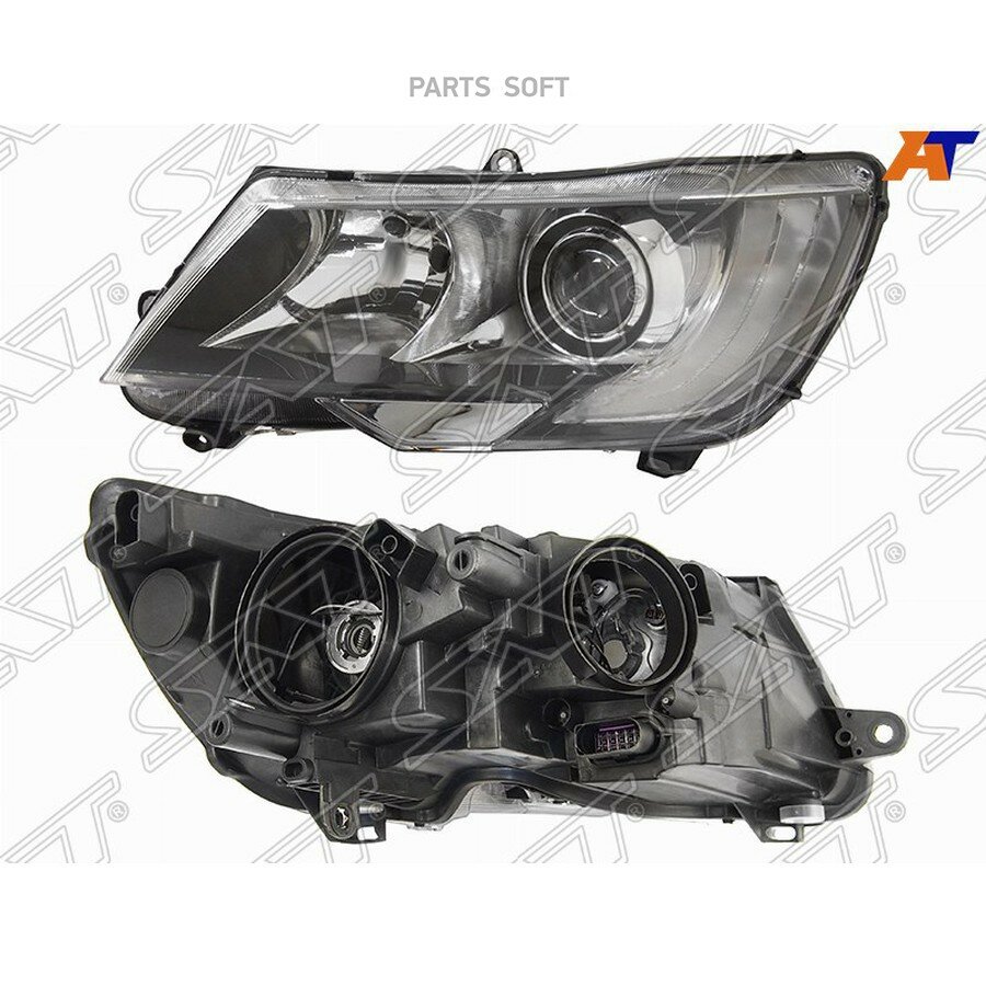 Фара Skoda Superb 13-15 (Спереди/ Слева) от официального дистрибьютора, SAT, артикул ST6651127L