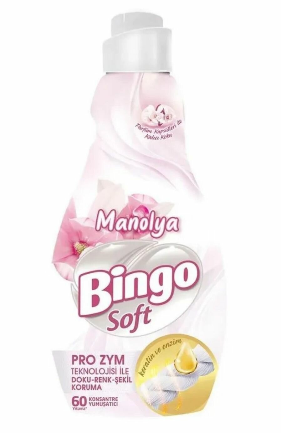 Концентрированный кондиционер для белья Bingo Soft Magnolia (Магнолия) 1440 мл