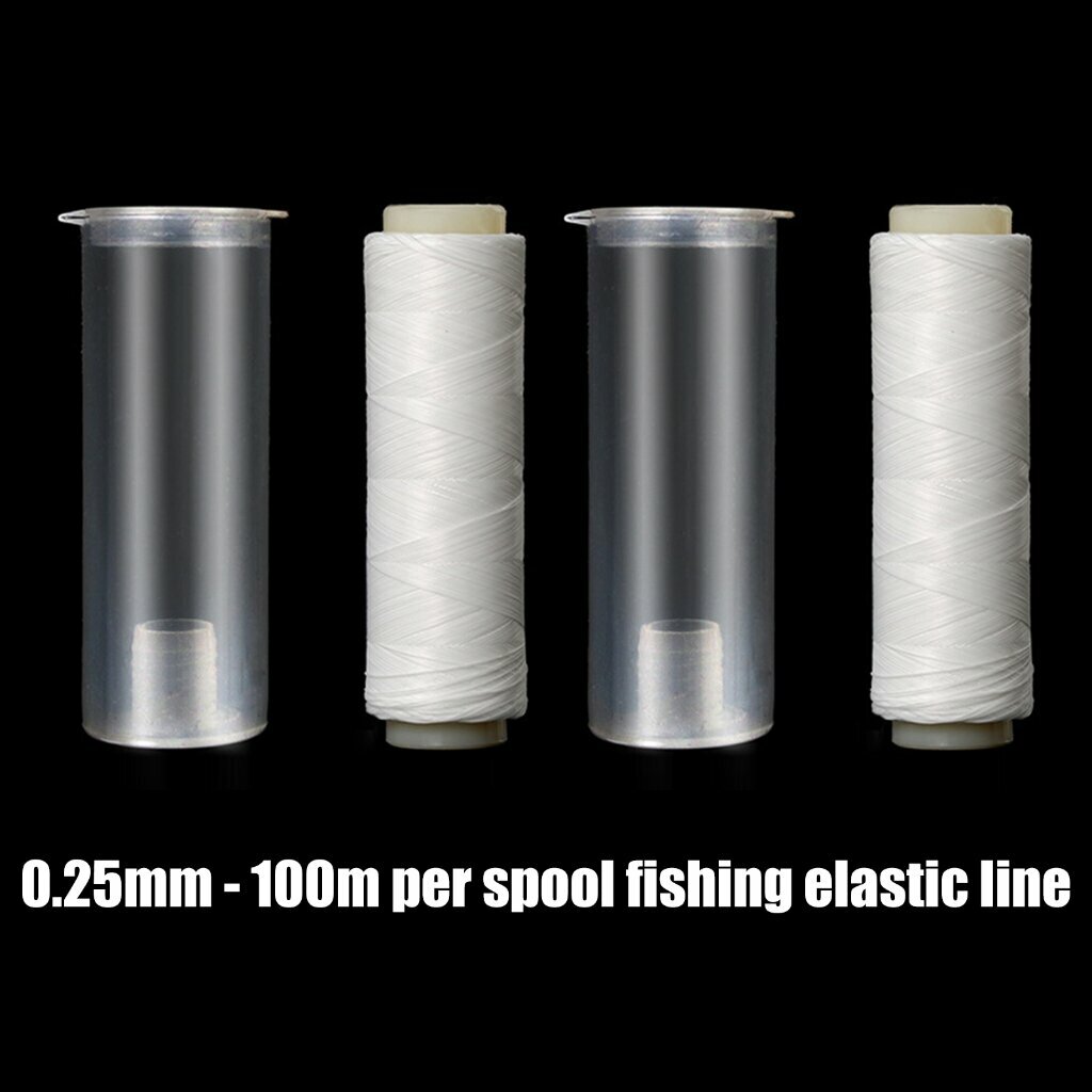 2 рыболовная резинка 0,25 мм, леска эластичная, леска для приманки эластичная, тип B PJ, 4