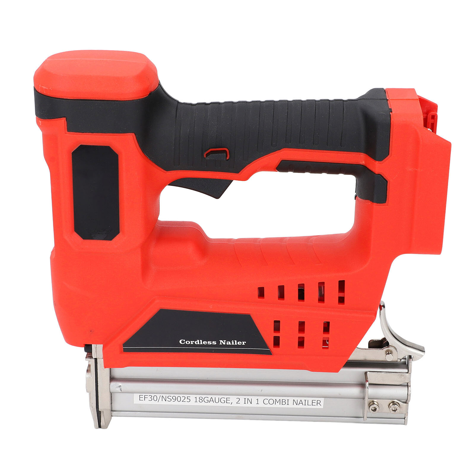 Аккумуляторный гвоздезабивной пистолет 2 в 1, многофункциональный, с батарейным питанием и ящиком для хранения, для работы по дереву.