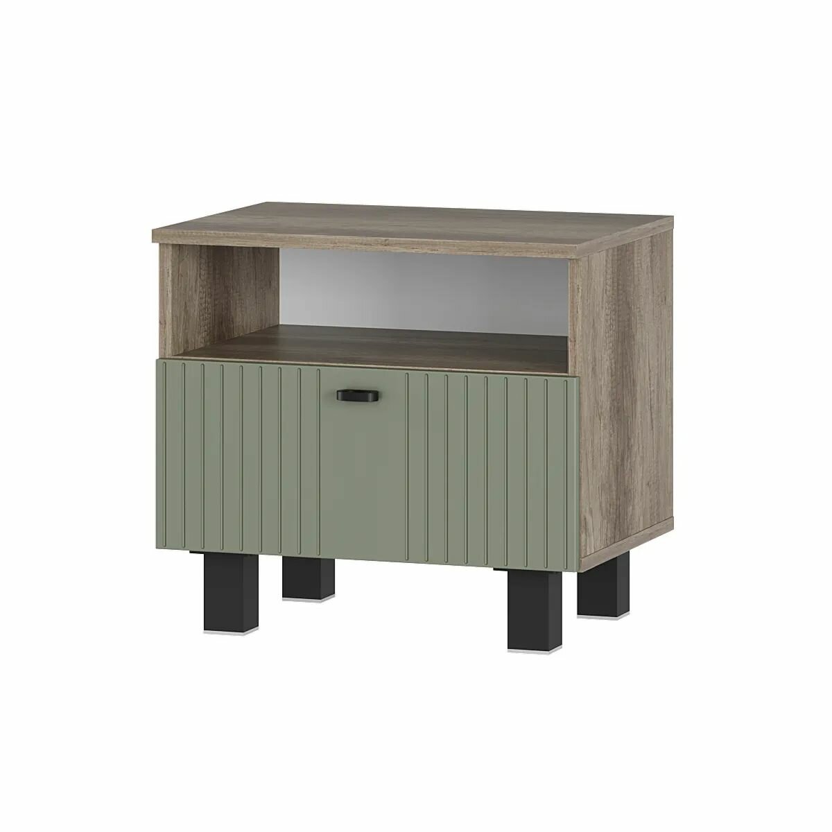 Тумба прикроватная "Олива" ТБ-14 Дуб каньон/MF12 (Мебелони)