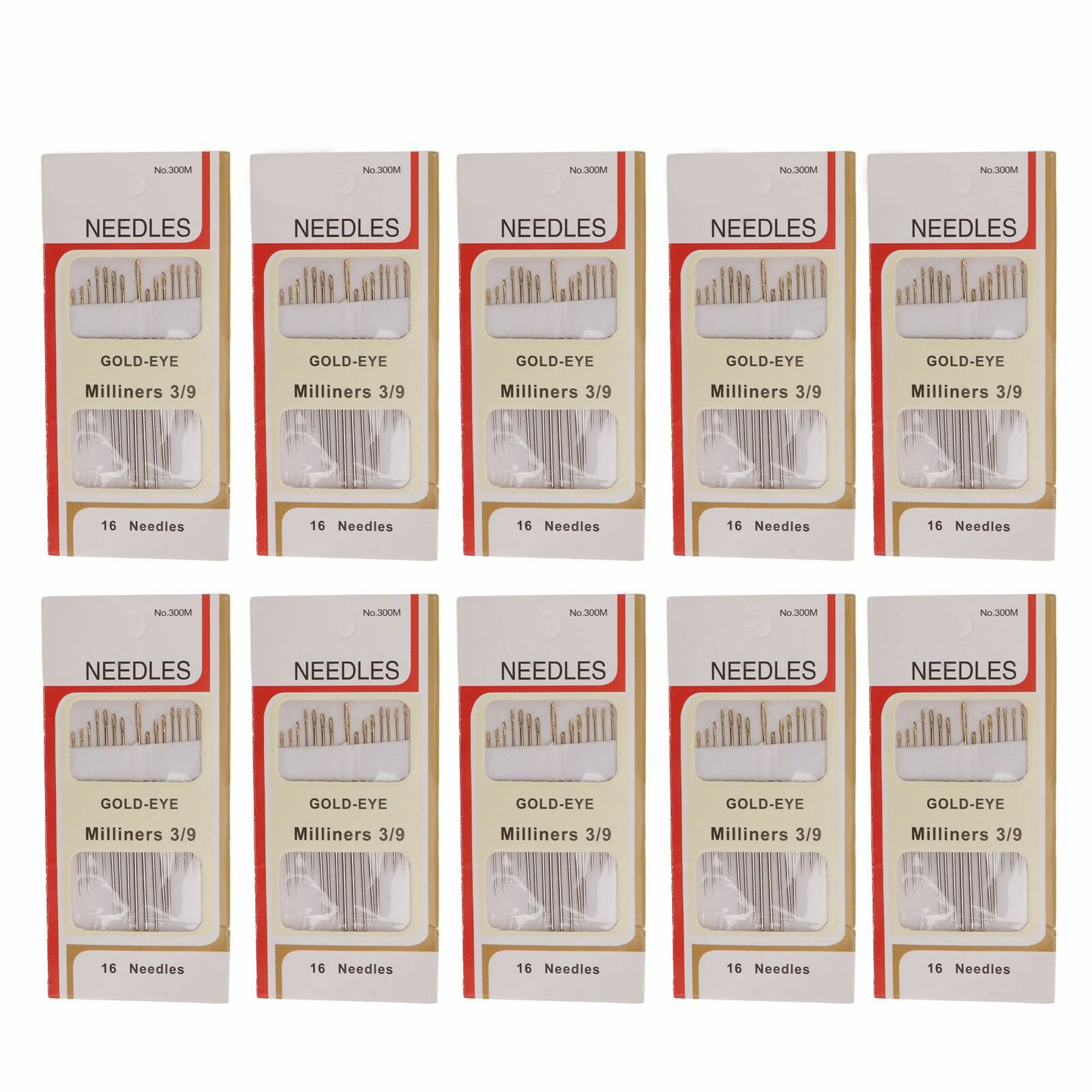 10 комплектов игл для ручного шитья из нержавеющей стали, прочные, нержавеющие, широко используемые иглы для штопки кожаной ткани, мебели