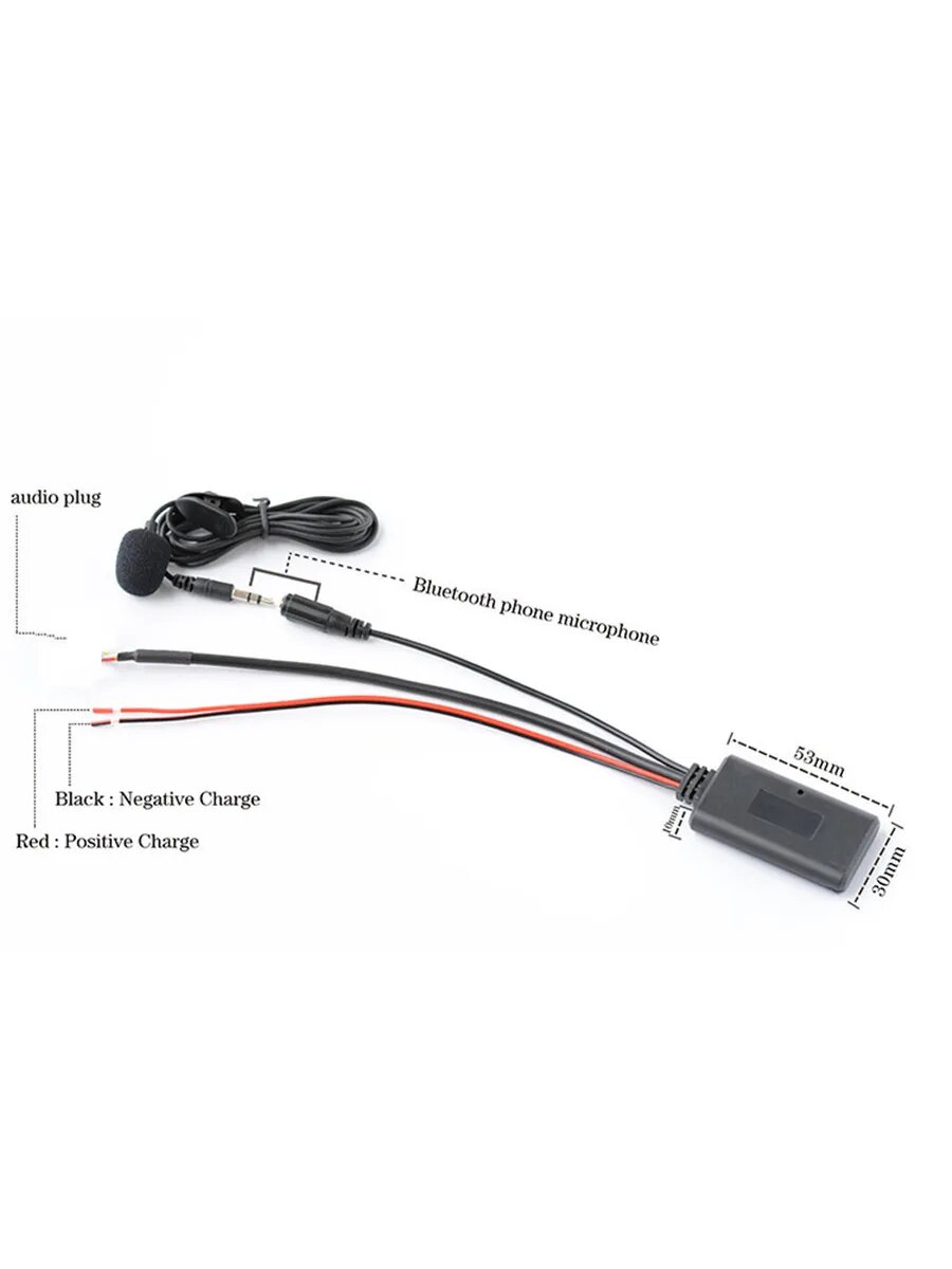Bluetooth AUX Адаптер 8Pin С Микрофоном — фото 1