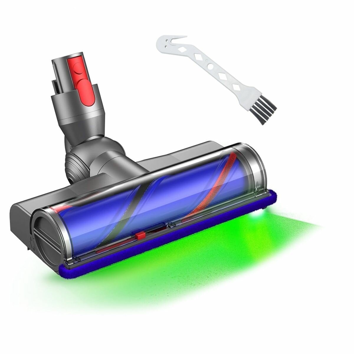 Для пылесоса Dyson V7 V8 V10 V11 V15 сменная головка с прямым приводом и функцией обнаружения пыли для паркетных полов