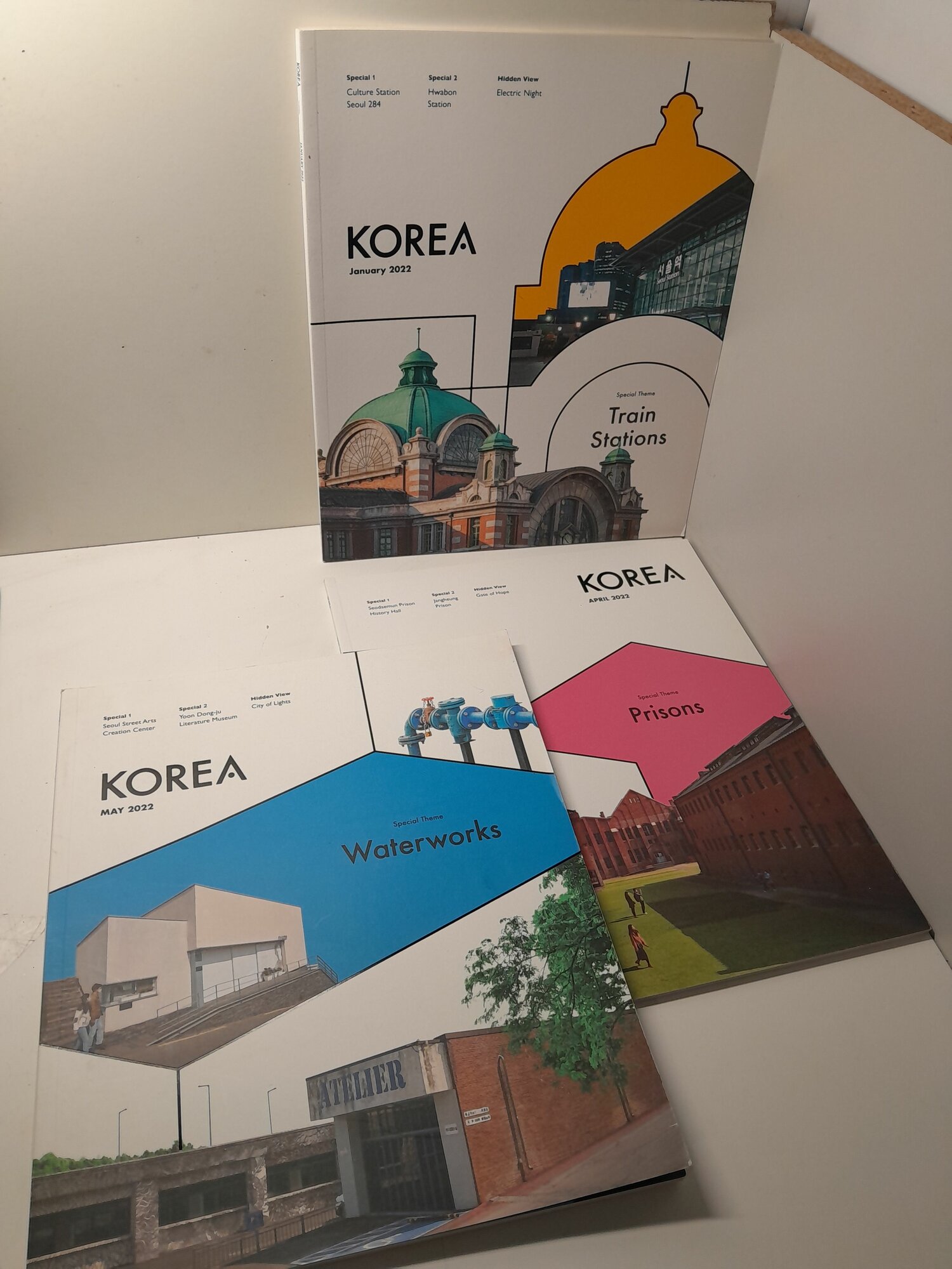 Корея: водопроводные станции, железнодорожные станции, тюрьмы ( 3 журнала ) / Korea: Waterworks, Train Stations, Prisons