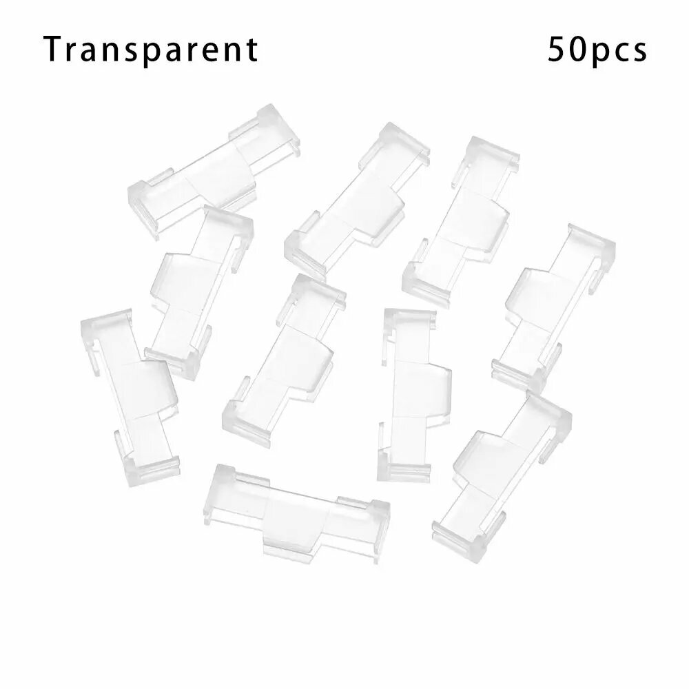 Защитные фиксаторы для сервоприводов, 10/20 шт. Белый, 50pcs-Transparent